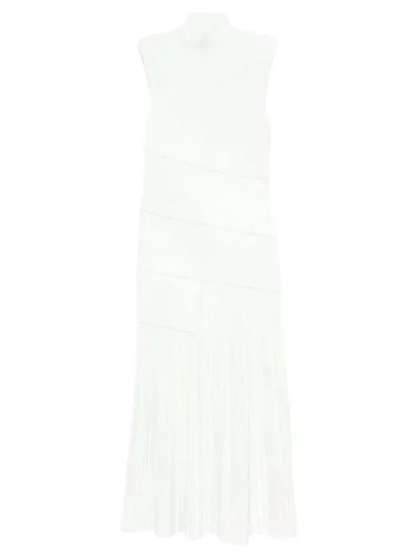 Proenza Schouler Federica Pleated Maxi Dress - White
