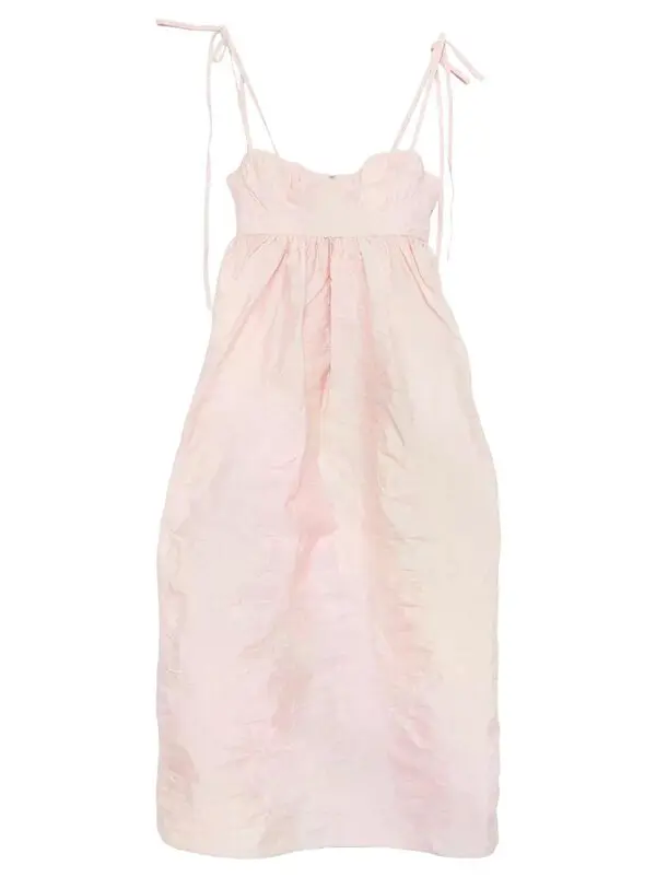 Cecilie Bahnsen Alena Midi Dress - Pink