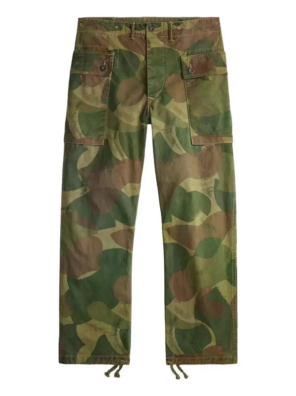 Ralph Lauren Camouflage-print Trousers - Green