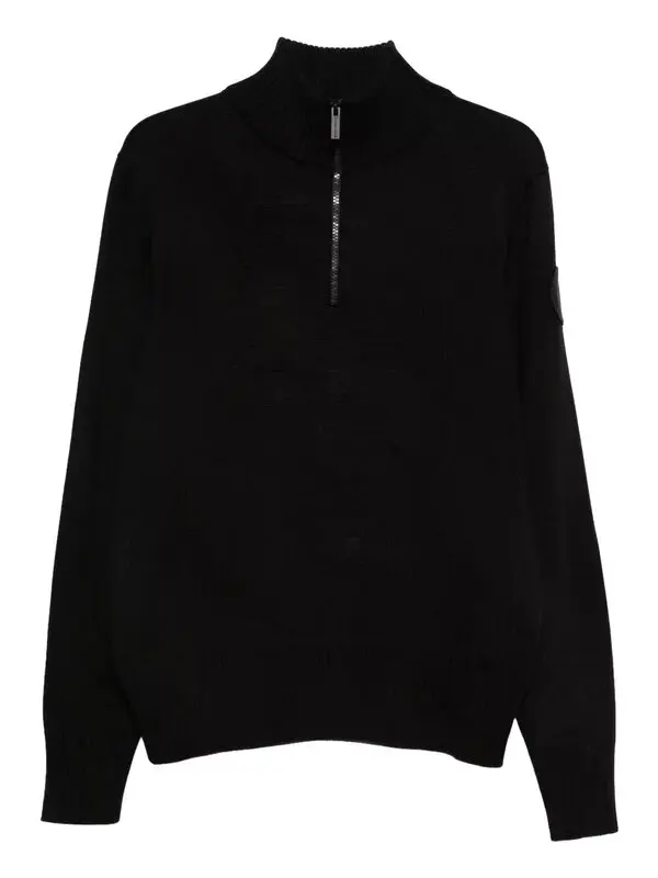 Canada Goose Half-zip Sweater - Black