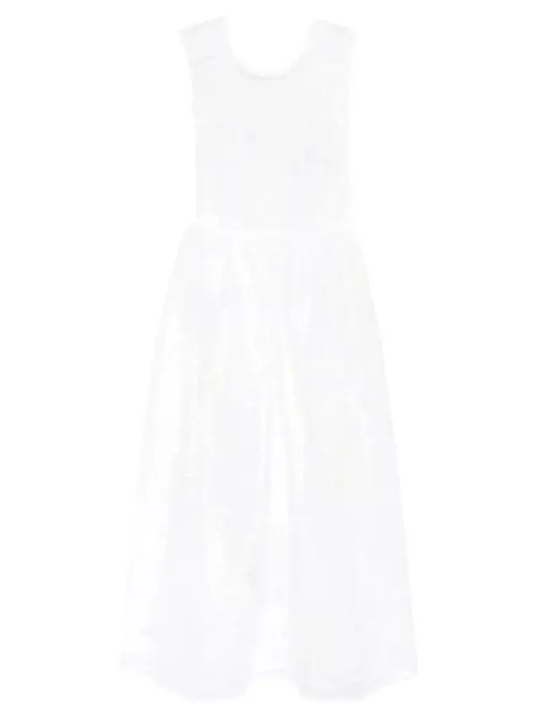 Cecilie Bahnsen Camilla Midi Dress - White