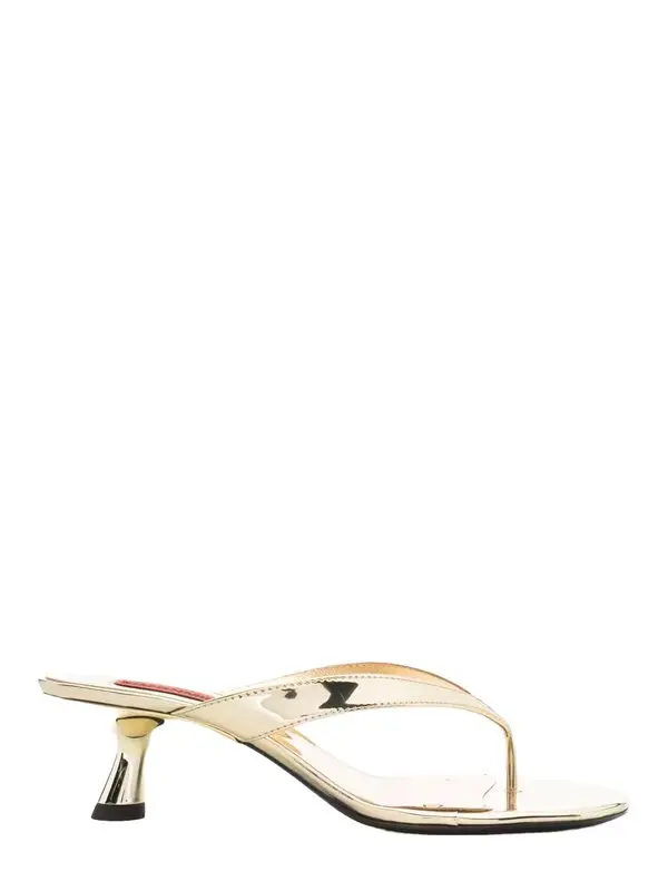 SIMONMILLER Thong Heel Sandals - Gold
