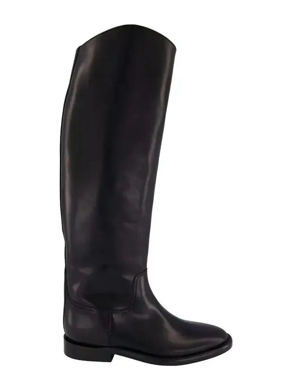 Paris Texas Idaho Leather Boots - Black
