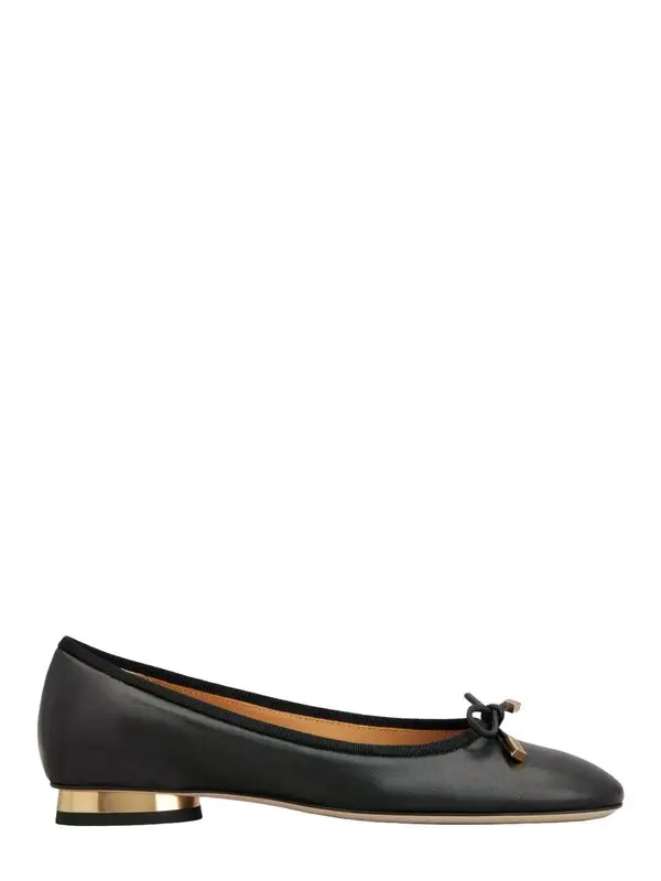 TOD'S Bow-detail Ballet Flats - Black