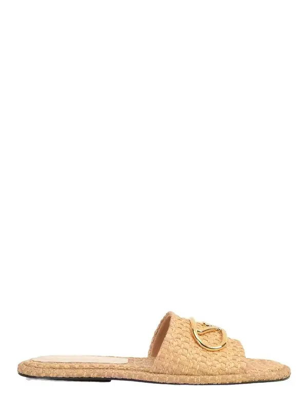 SERGIO ROSSI Open-toe Flat Sandals - Neutrals