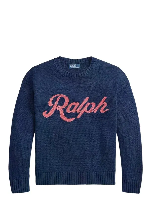 Polo Ralph Lauren Intarsia Knit Sweater - Blue