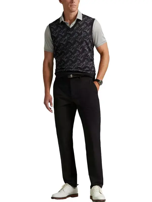 Rlx Ralph Lauren Tailored Performance Trousers - Black