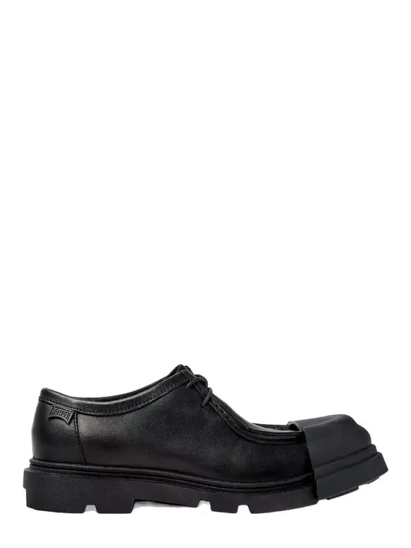 Camper Junction Leather Lace-up Shoes - Black