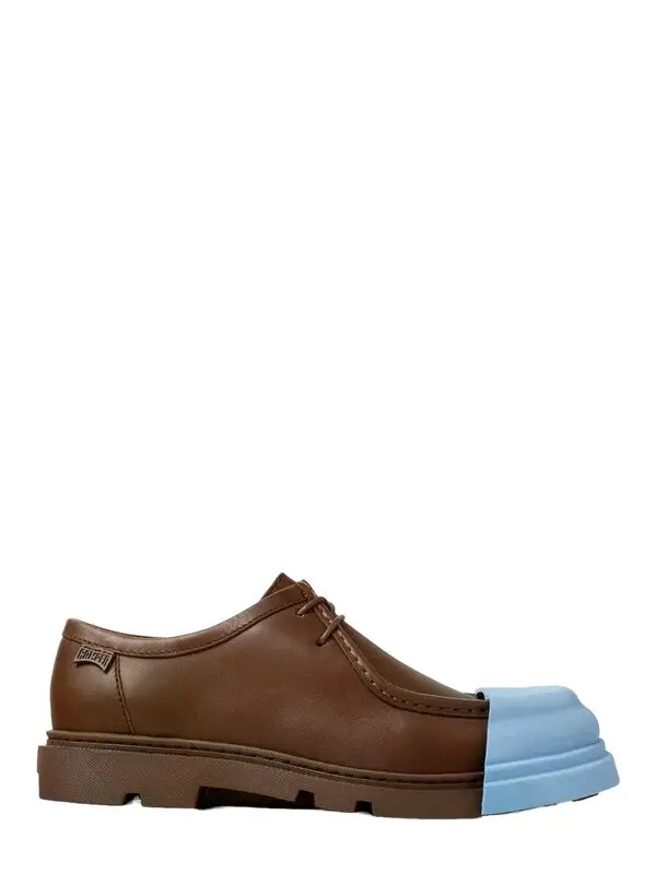 Camper Junction Leather Lace-up Shoes - Brown