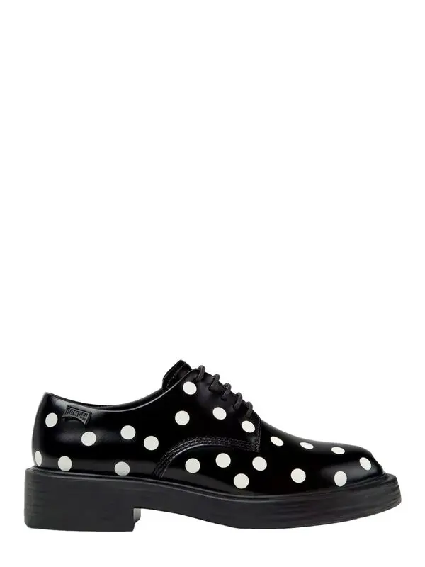 Camper Dean Polka-dot Derby Shoes - Black