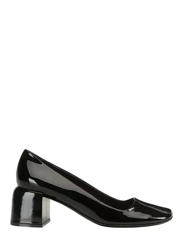 SERGIO ROSSI Convex Block-heel Pumps - Black