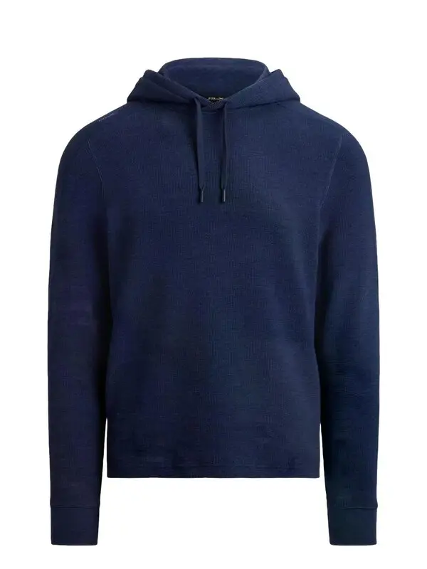 Rlx Ralph Lauren Hooded Drawstring Hoodie - Blue