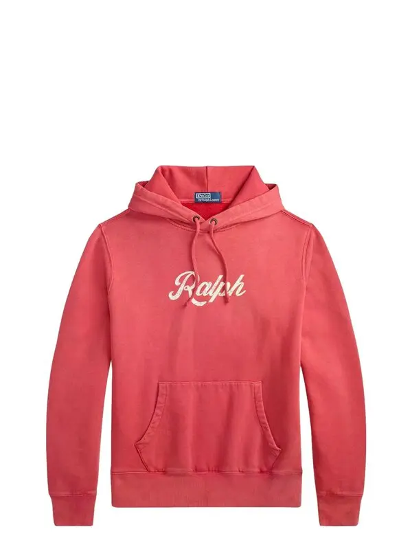 Polo Ralph Lauren Printed Logo Hoodie - Red