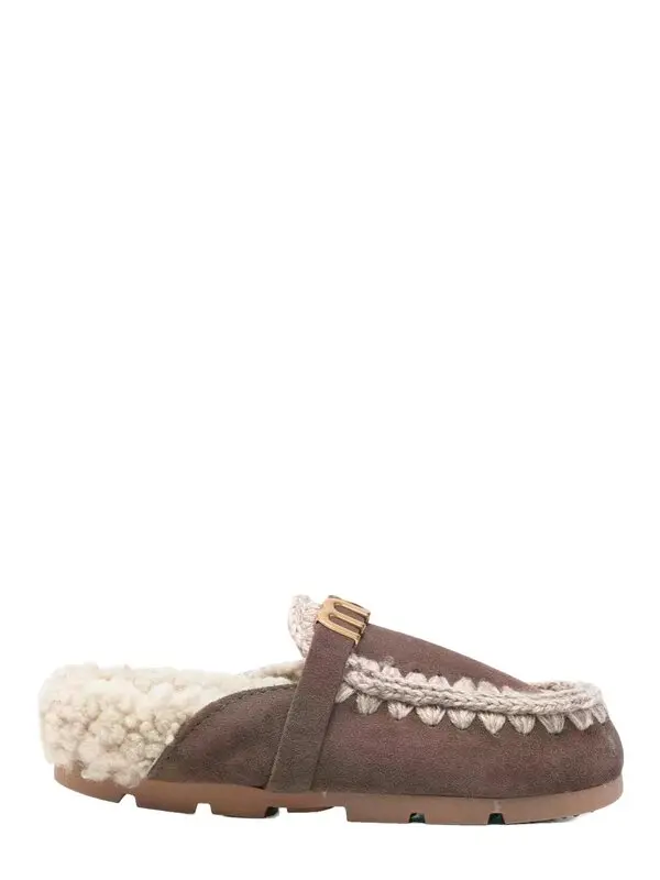 Mou Winter Bio Logo Mules - Brown