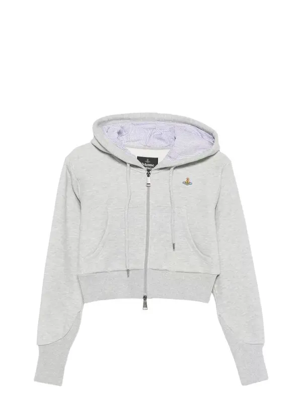 VIVIENNE WESTWOOD Striped Hoodie - Grey