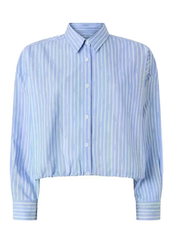 Pinko Striped Button Shirt - Blue