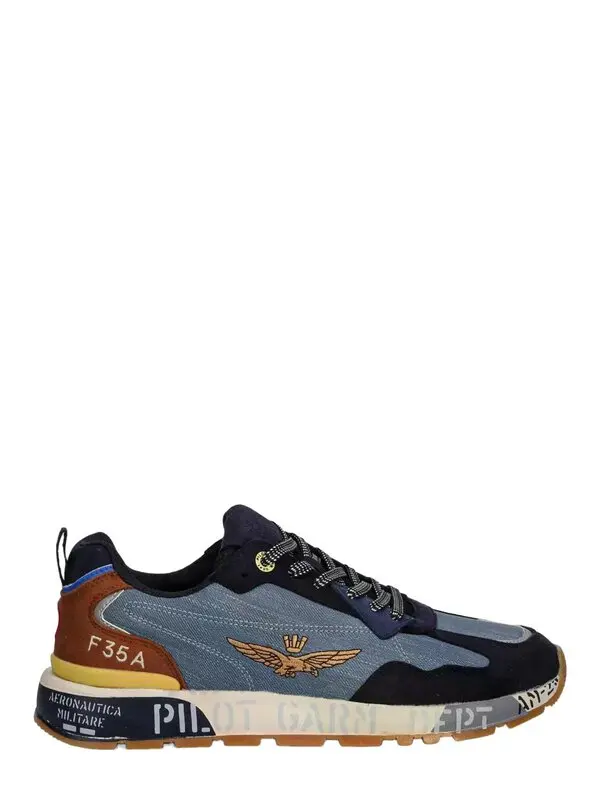 AERONAUTICA MILITARE Logo-motif Sneakers - Blue
