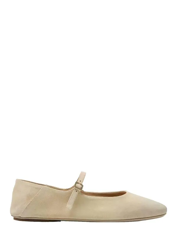 Marsèll Strascico Buckle-strap Ballerinas - Neutrals