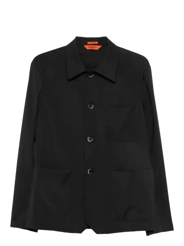Barena Venezia Button-down Overshirt - Black