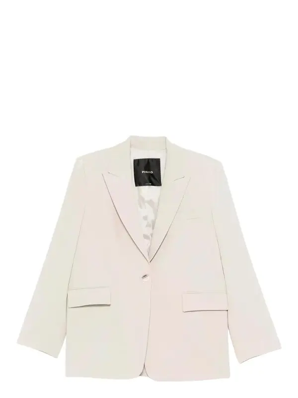 Pinko Single-button Blazer - Neutrals