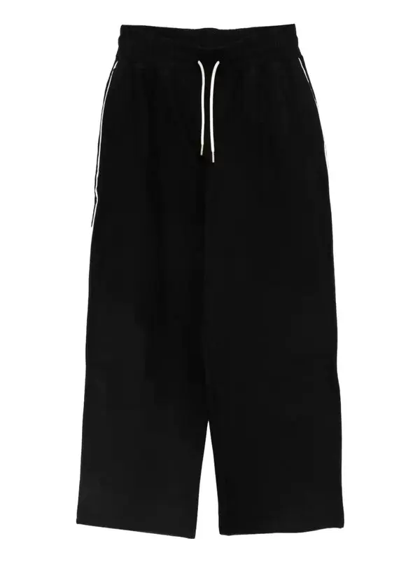 Varley Brushed Rib Straight Leg Trousers - Black