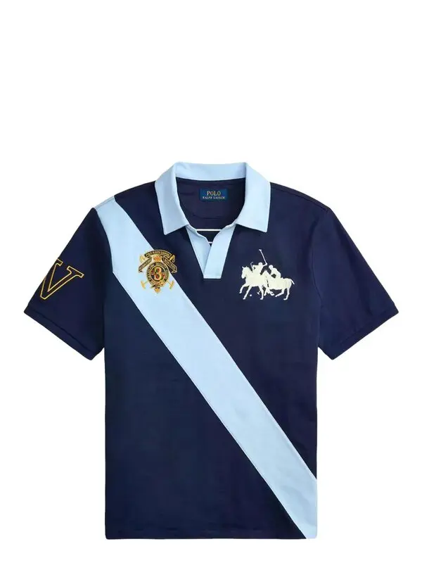 Polo Ralph Lauren Crest-embroidered Polo Shirt - Blue