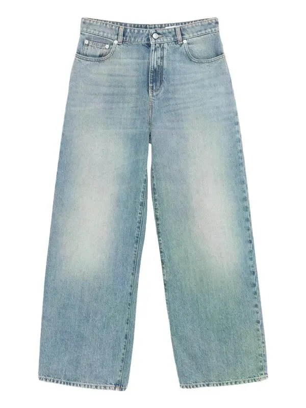 Alexander McQueen Wide-leg Jeans - Blue
