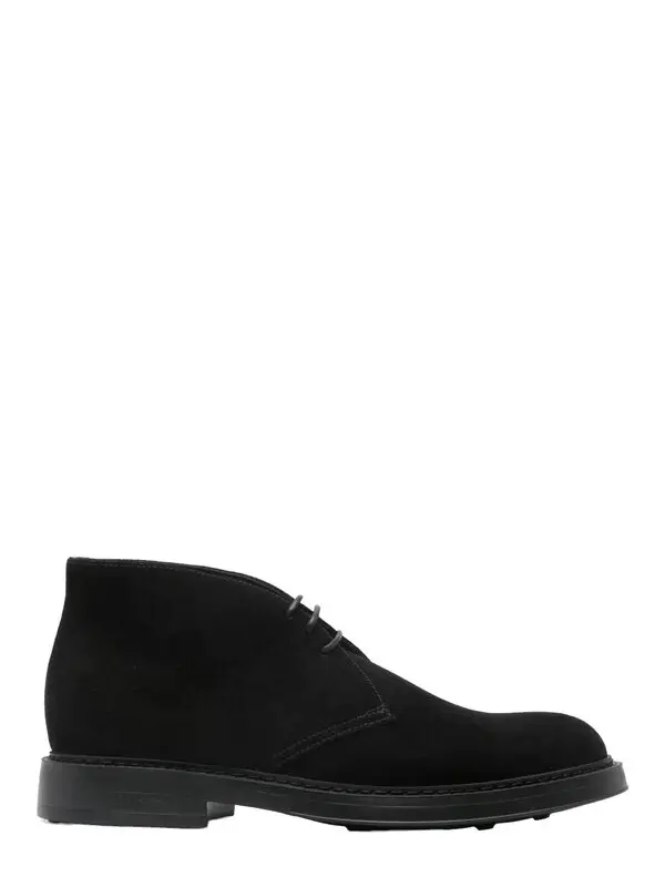 DOUCAL'S Lace-up Chukka Shoes - Black