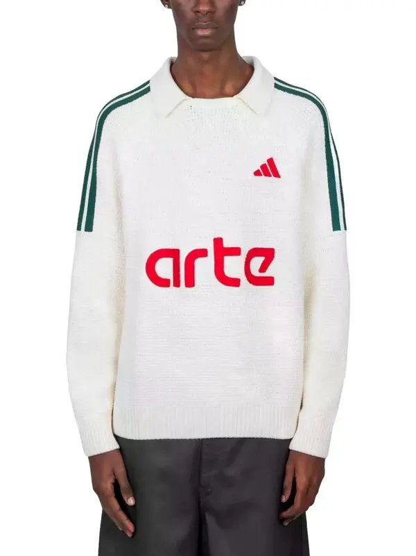 Adidas X Arte Antwerp Long-sleeved Sweater - Neutrals