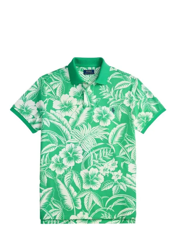 Polo Ralph Lauren Tropical-print Polo Shirt - Green