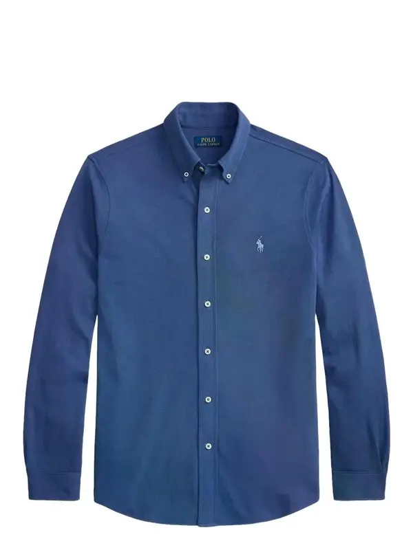 Polo Ralph Lauren Embroidered-pony Shirt - Blue