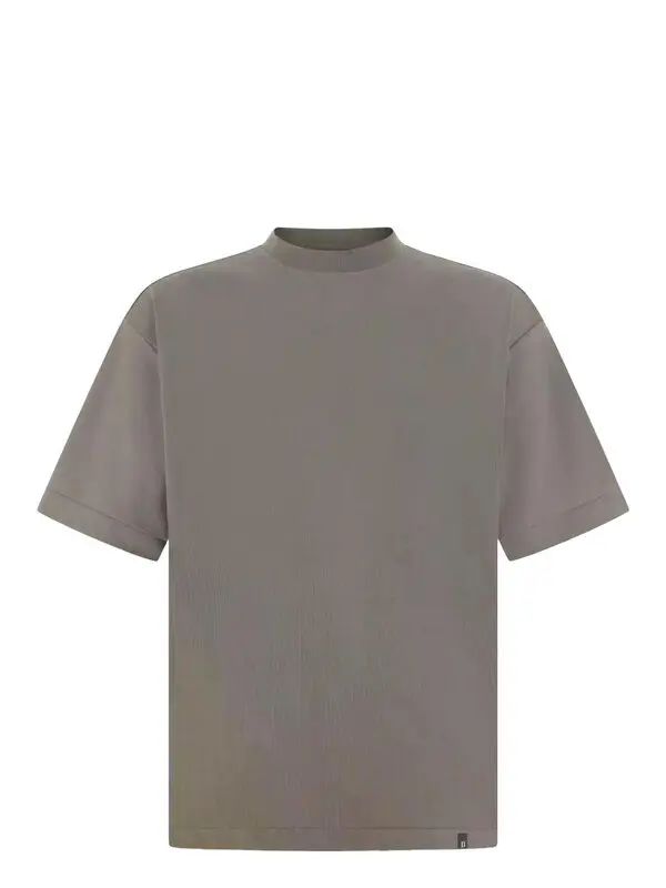 Boggi Milano Logo Appliquéd T-shirt - Grey