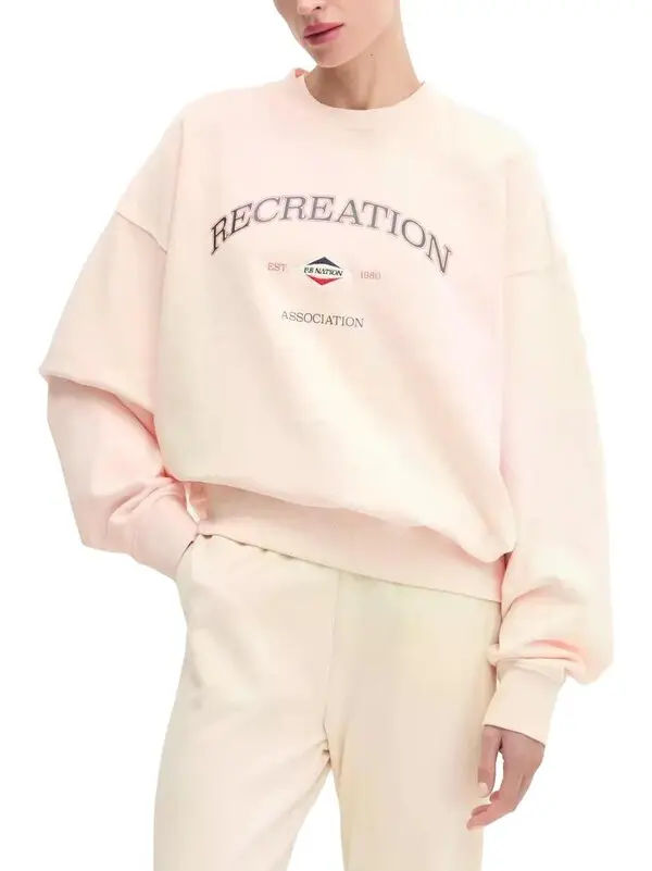 P.E Nation Logo-graphic Sweatshirt - Pink