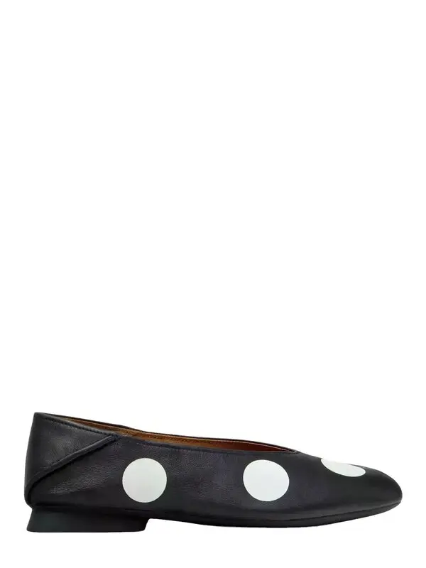 Camper Casi Myra Polka-dot Ballerinas - Black