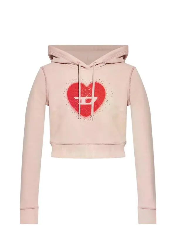 DIESEL F-slimmy Hoodie - Pink