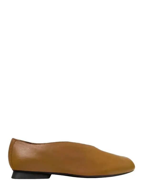 Camper Casi Myra Leather Ballerinas - Brown