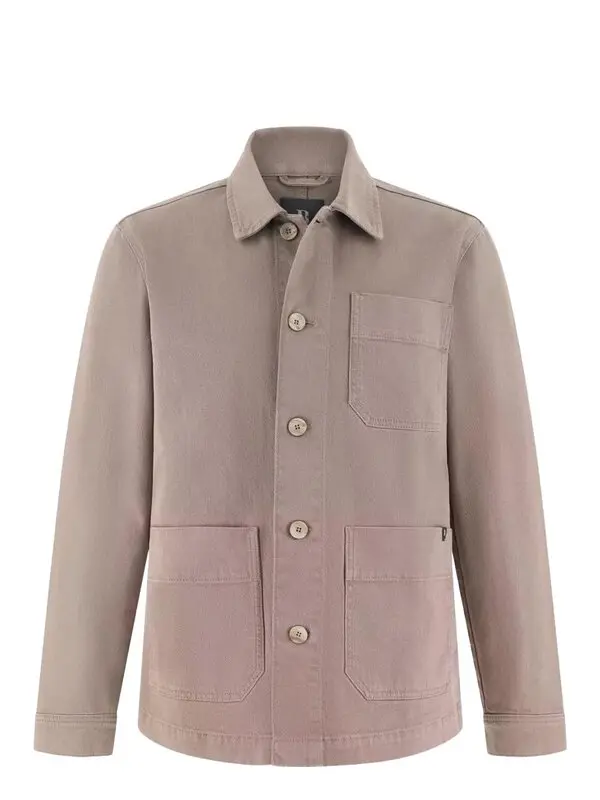 Boggi Milano Buttoned Shirt Jacket - Neutrals