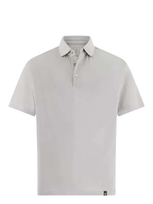 Boggi Milano Button Polo Shirt - Grey