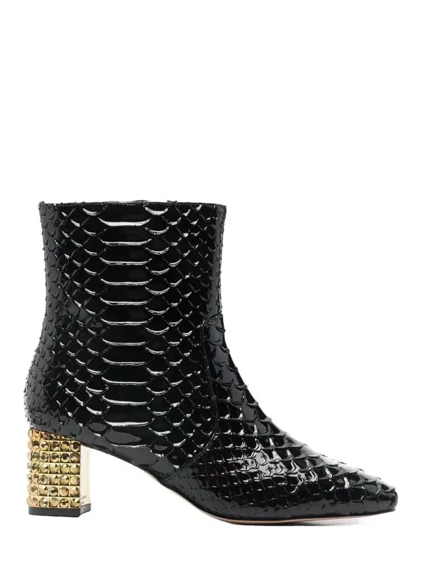 Kurt Geiger Snakeskin-effect Boots - Black