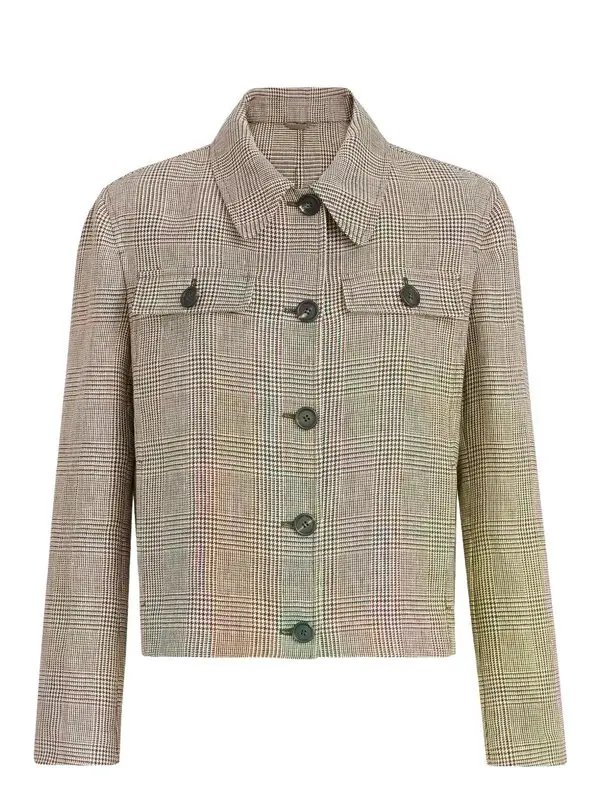 Brunello Cucinelli Monili Detail Button-fastening Jacket - Neutrals