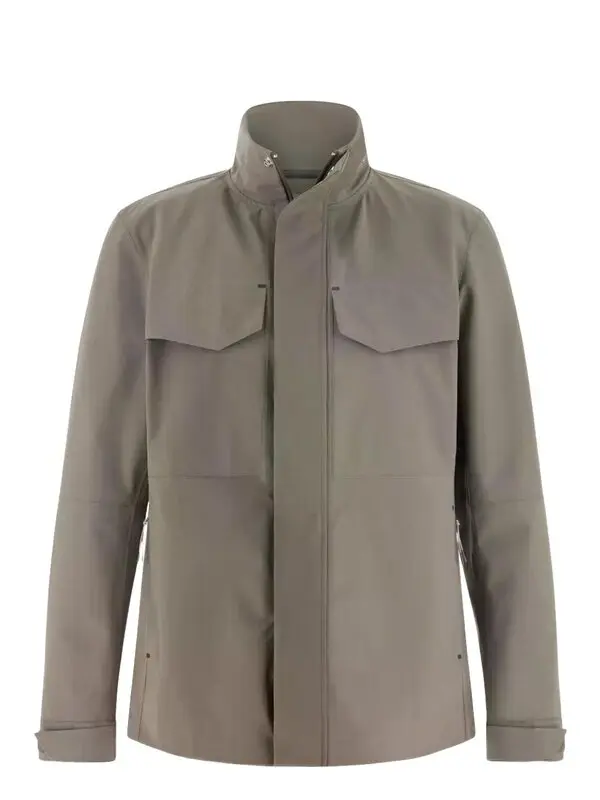 Boggi Milano Flap-pocket Field Jacket - Grey