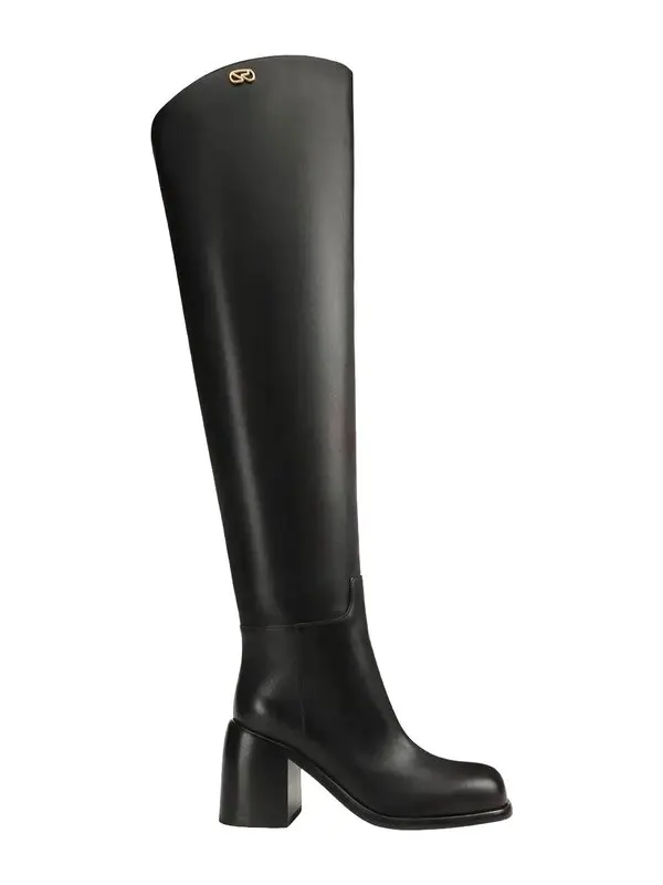 SERGIO ROSSI Avenue Over-the-knee Boots - Black