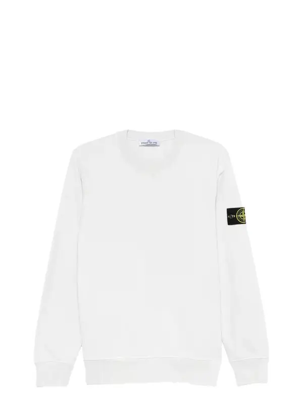 Stone Island Logo-patch Sweatshirt - Blue