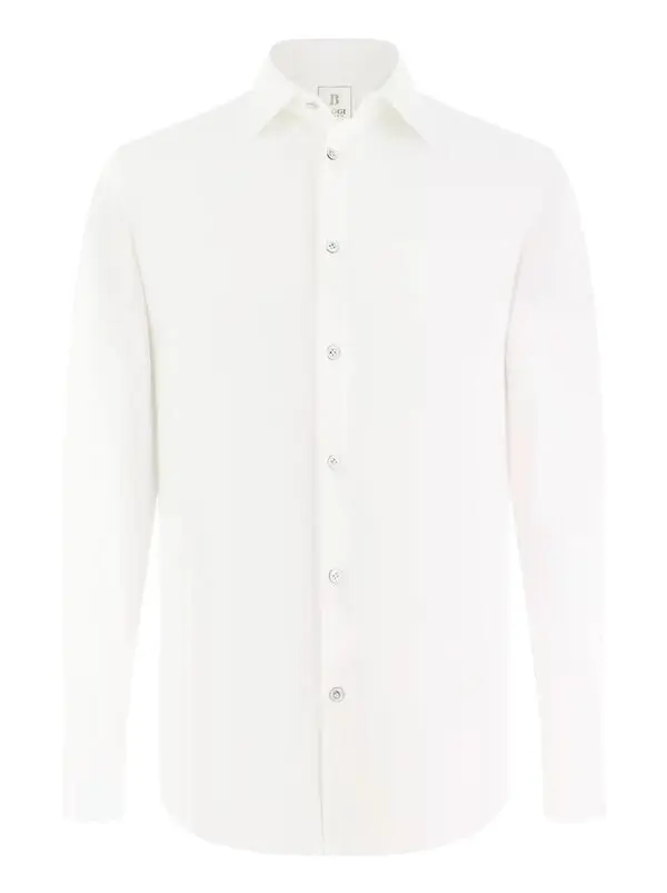 Boggi Milano Collar Button Shirt - White