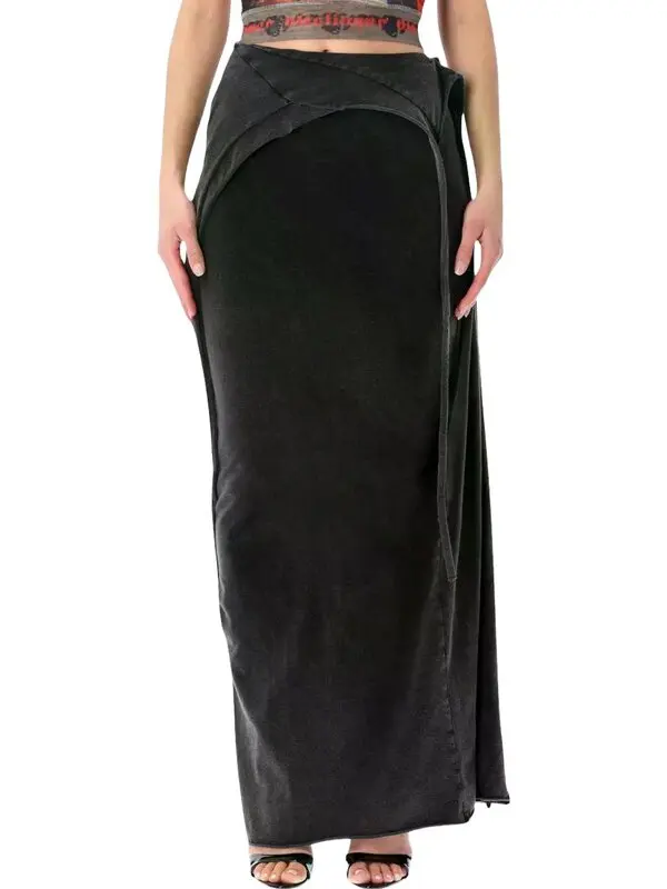Ottolinger Slitted Maxi Skirt - Grey
