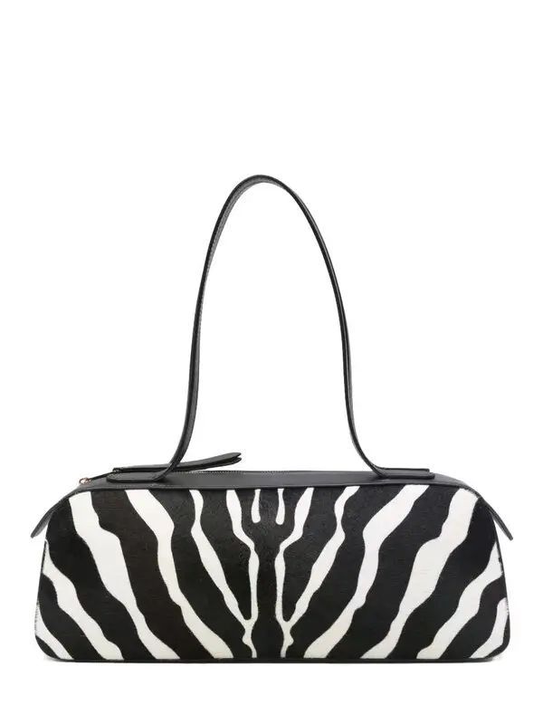 Khaite Simona Zebra-print Shoulder Bag - White