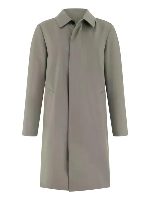 Boggi Milano Buttoned Technical Coat - Grey