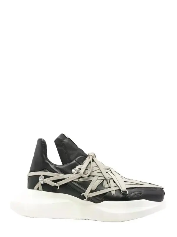 Rick Owens Lace-up Sneakers - Black
