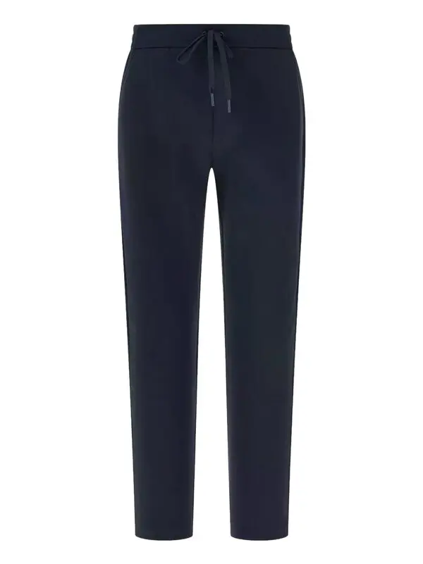 Boggi Milano Drawstring Back Pocket Track Pants - Blue