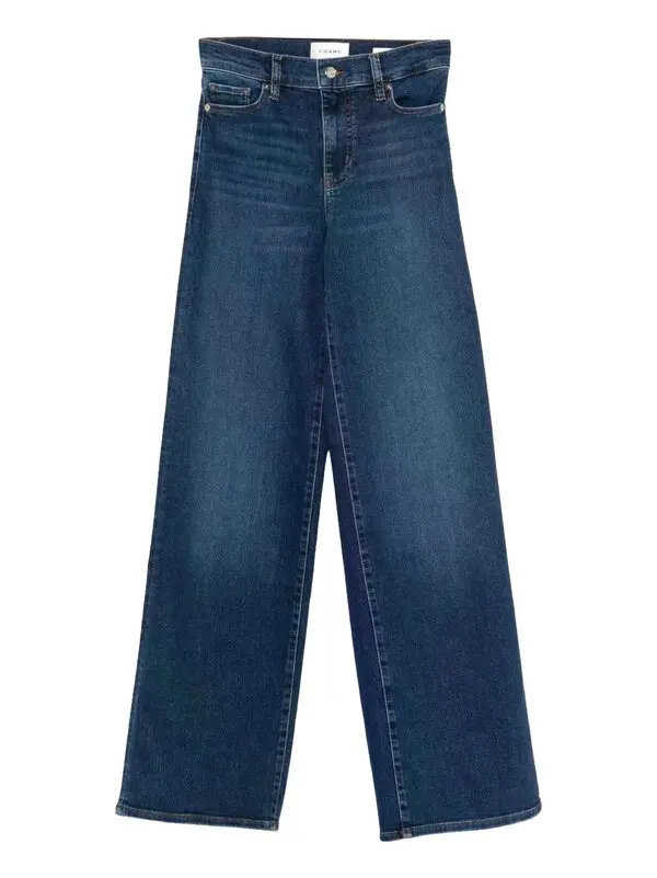 FRAME Le Slim Palazzo Jeans - Blue